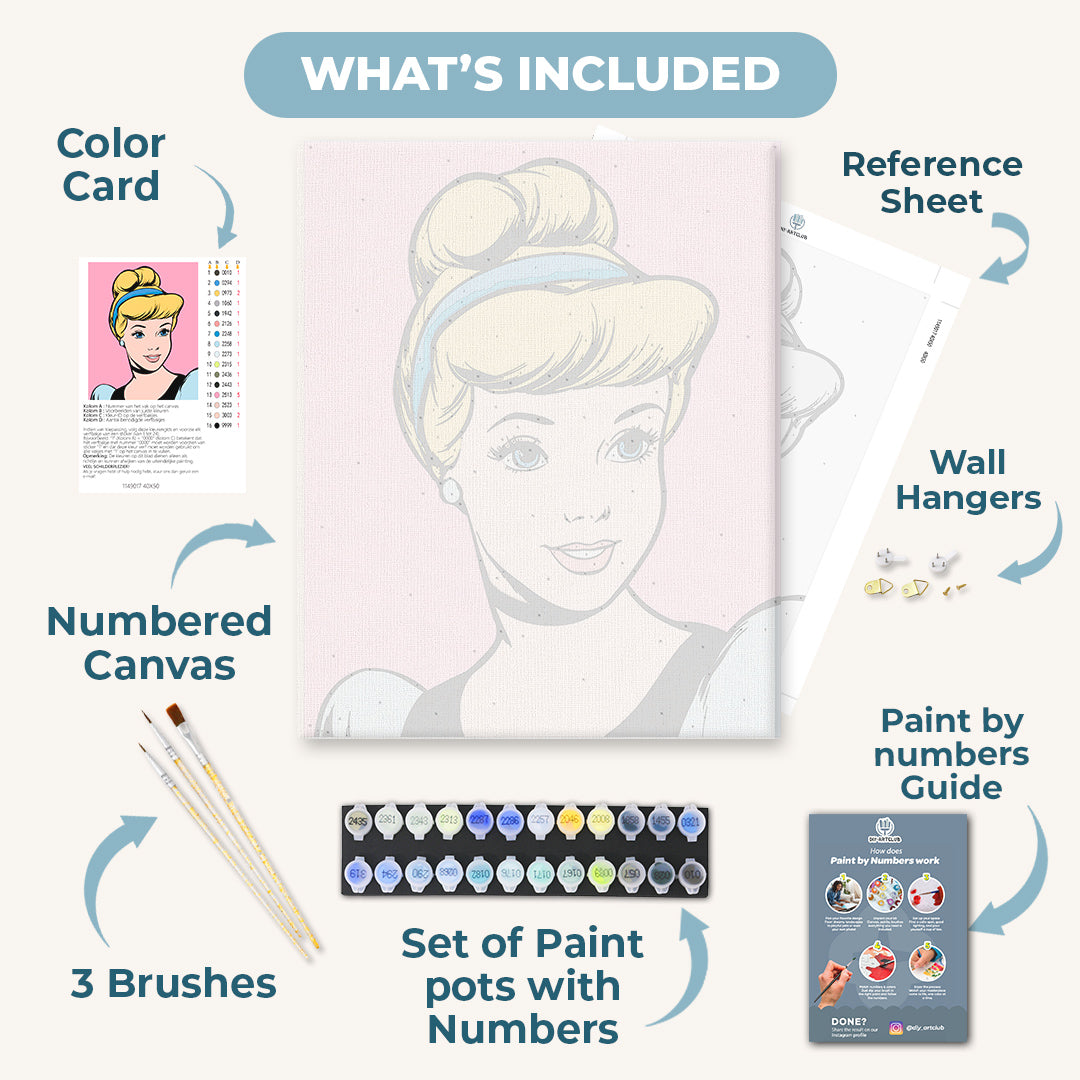 Pop Art princess | Paint by Number