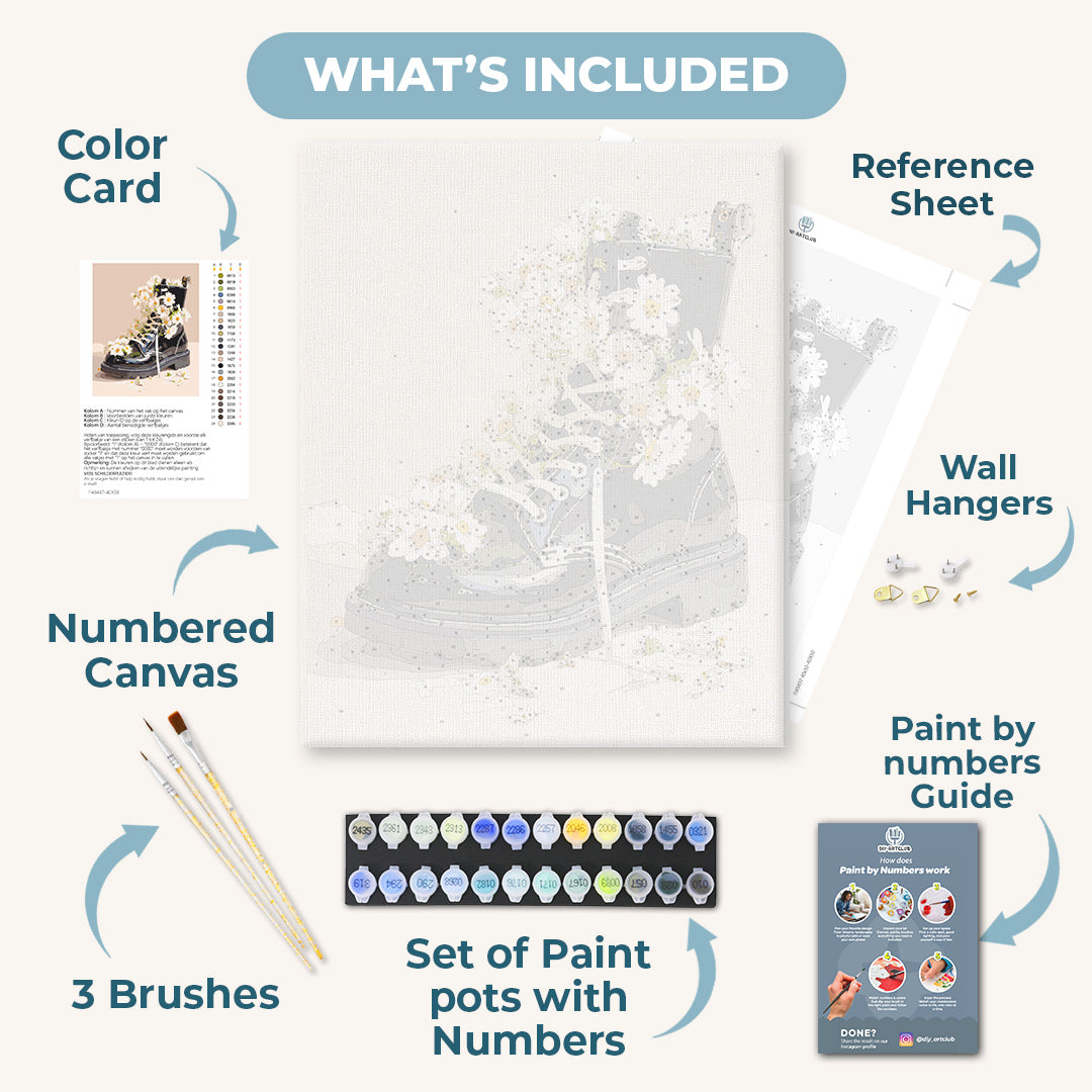 Walking into spring | Paint by Number