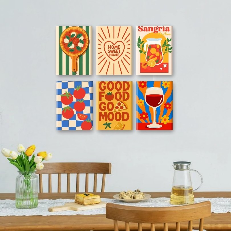 6 Mini Paintings Sangria Set